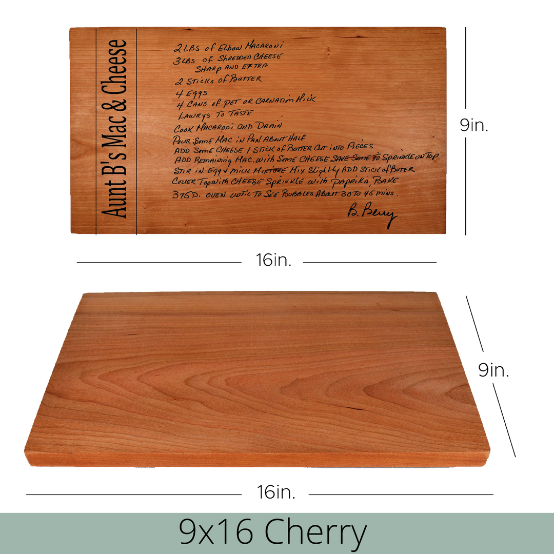 Handwritten Recipe Board – recipeboard.com