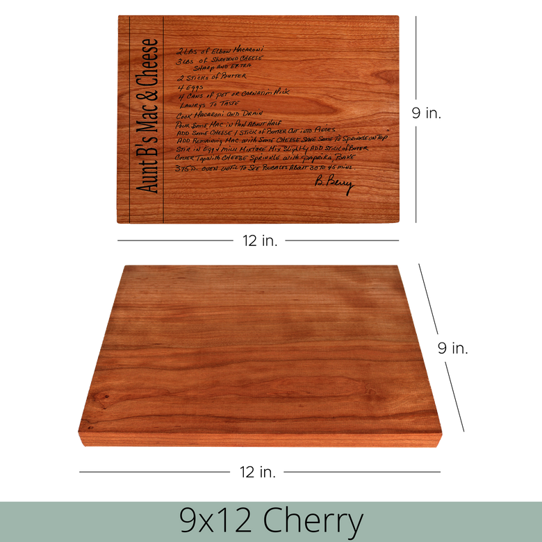 Handwritten Recipe Board- Double Sided – recipeboard.com