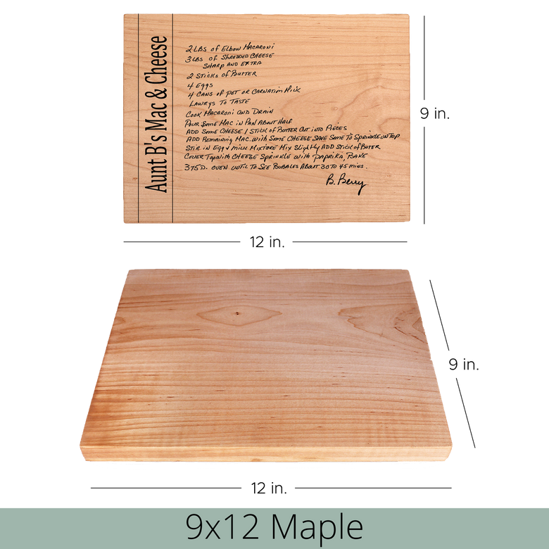 Handwritten Recipe Board- Double Sided – recipeboard.com