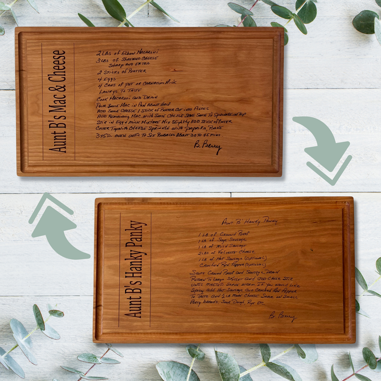 Handwritten Recipe Board- Double Sided – recipeboard.com