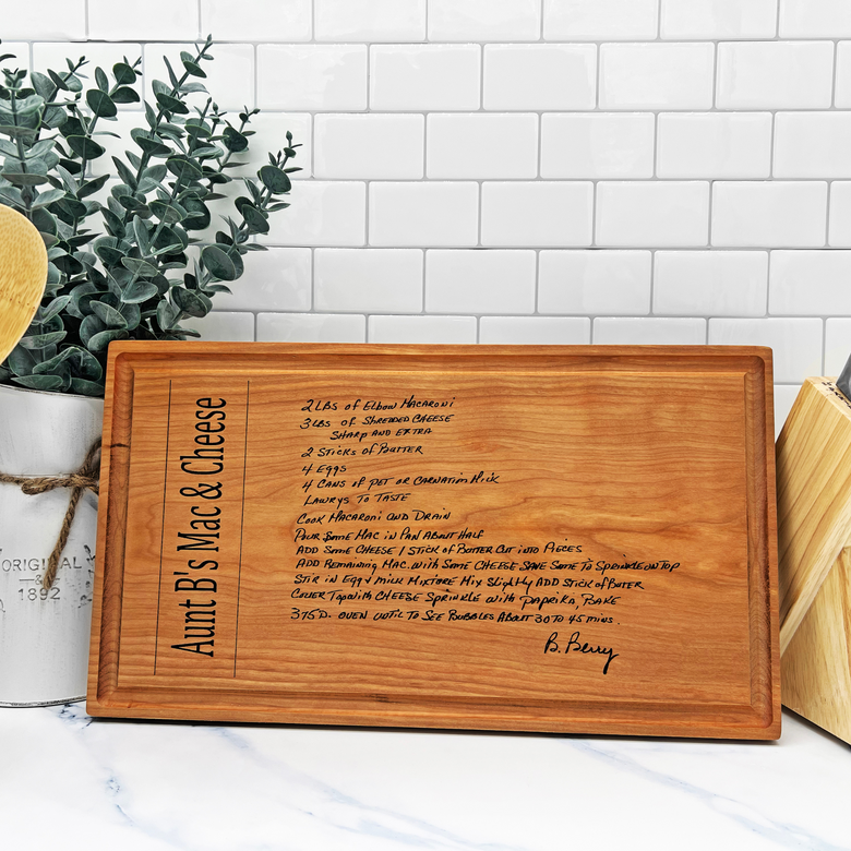 Handwritten Recipe Board- Double Sided – recipeboard.com