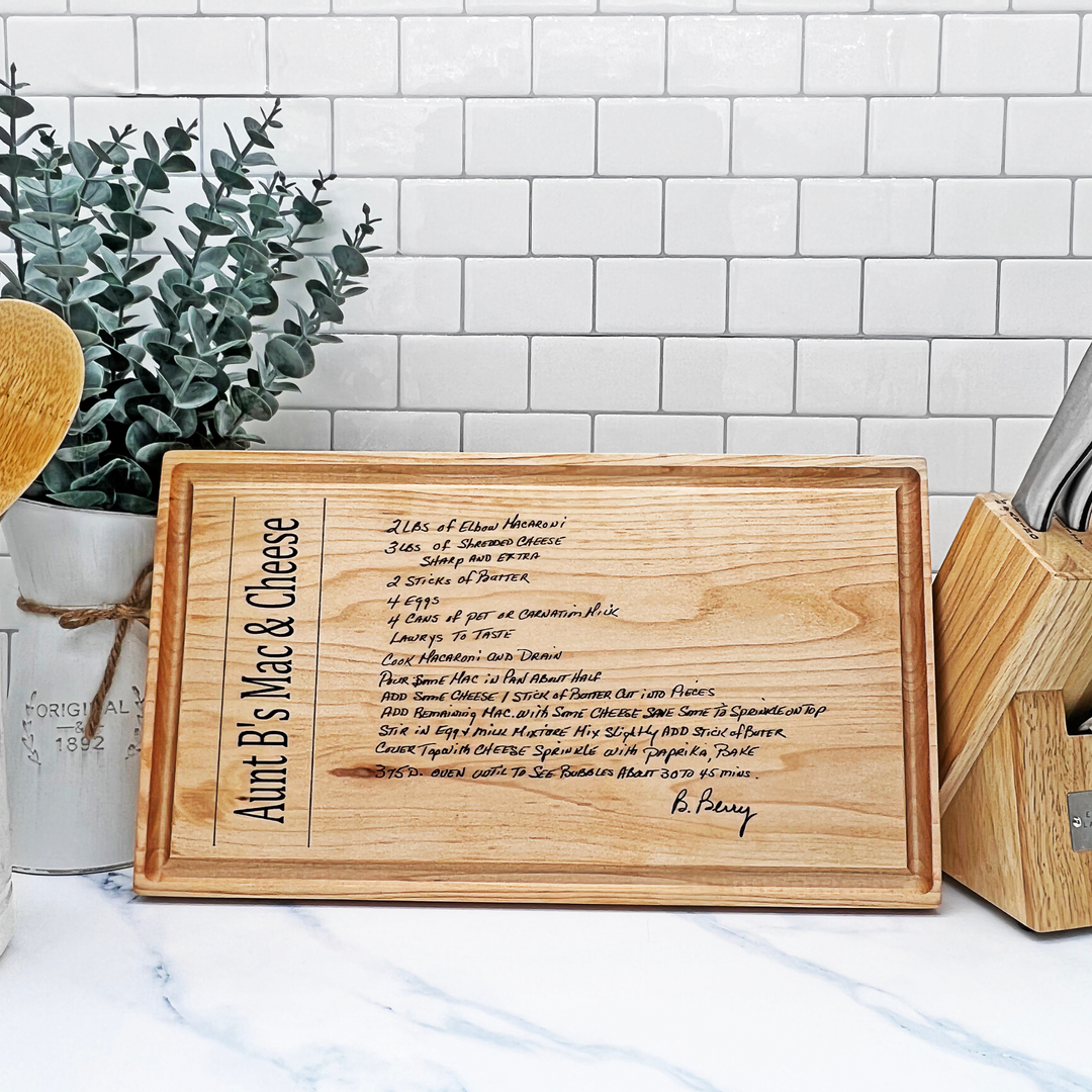 Handwritten Recipe Board- Double Sided – recipeboard.com