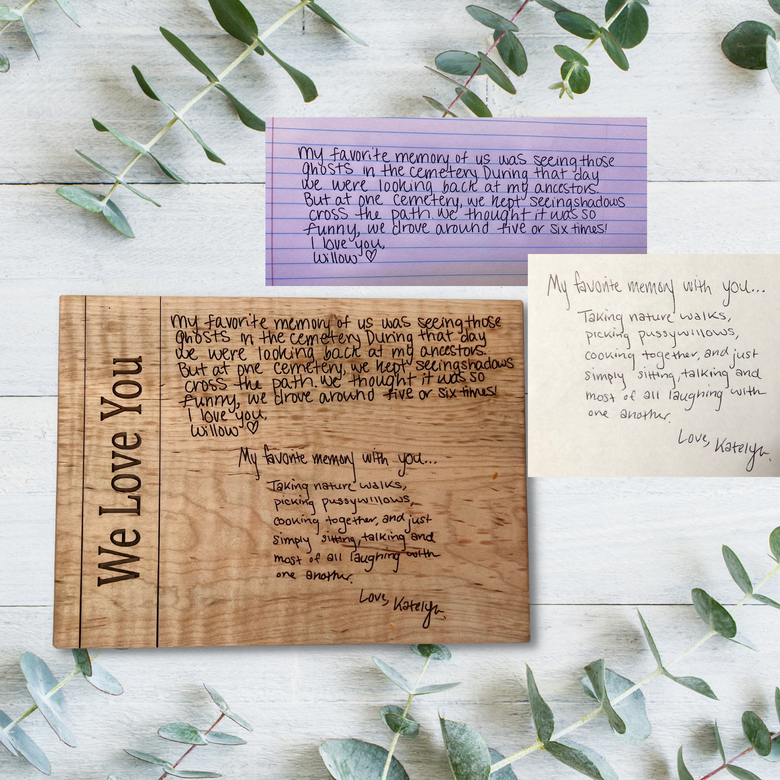 Handwritten Love Notes Board – recipeboard.com